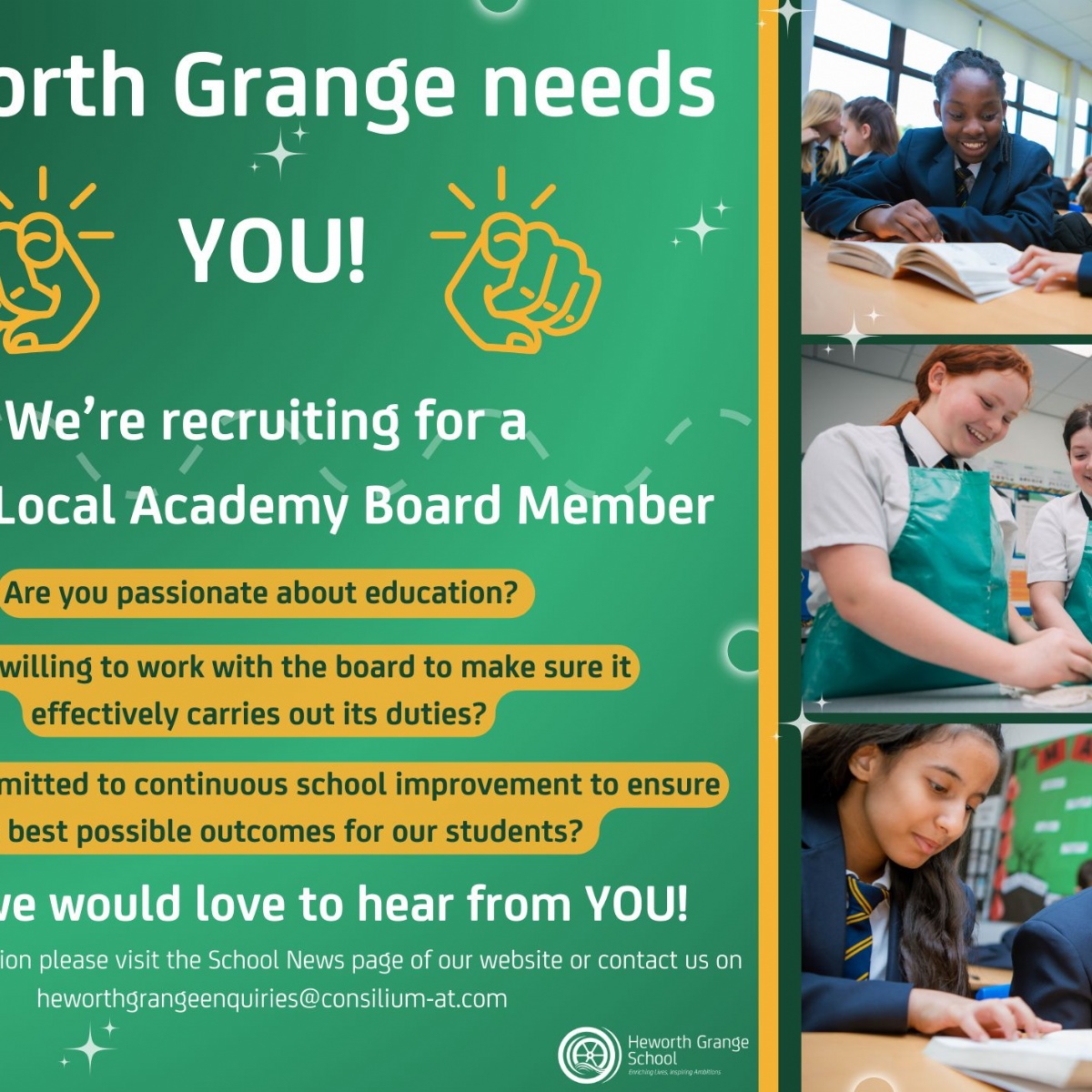 Heworth Grange School Parent Local Academy Board